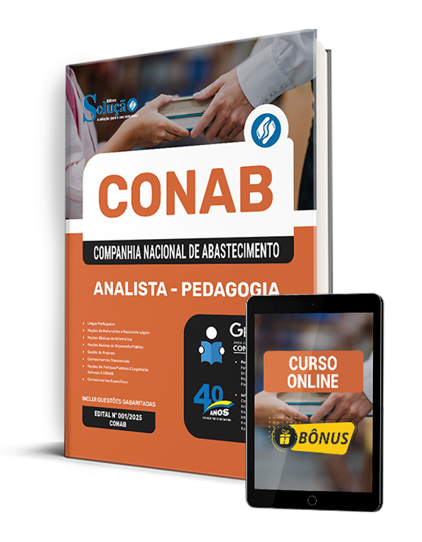 Apostila CONAB 2025 - Analista - Pedagogia | Banca Mouraria